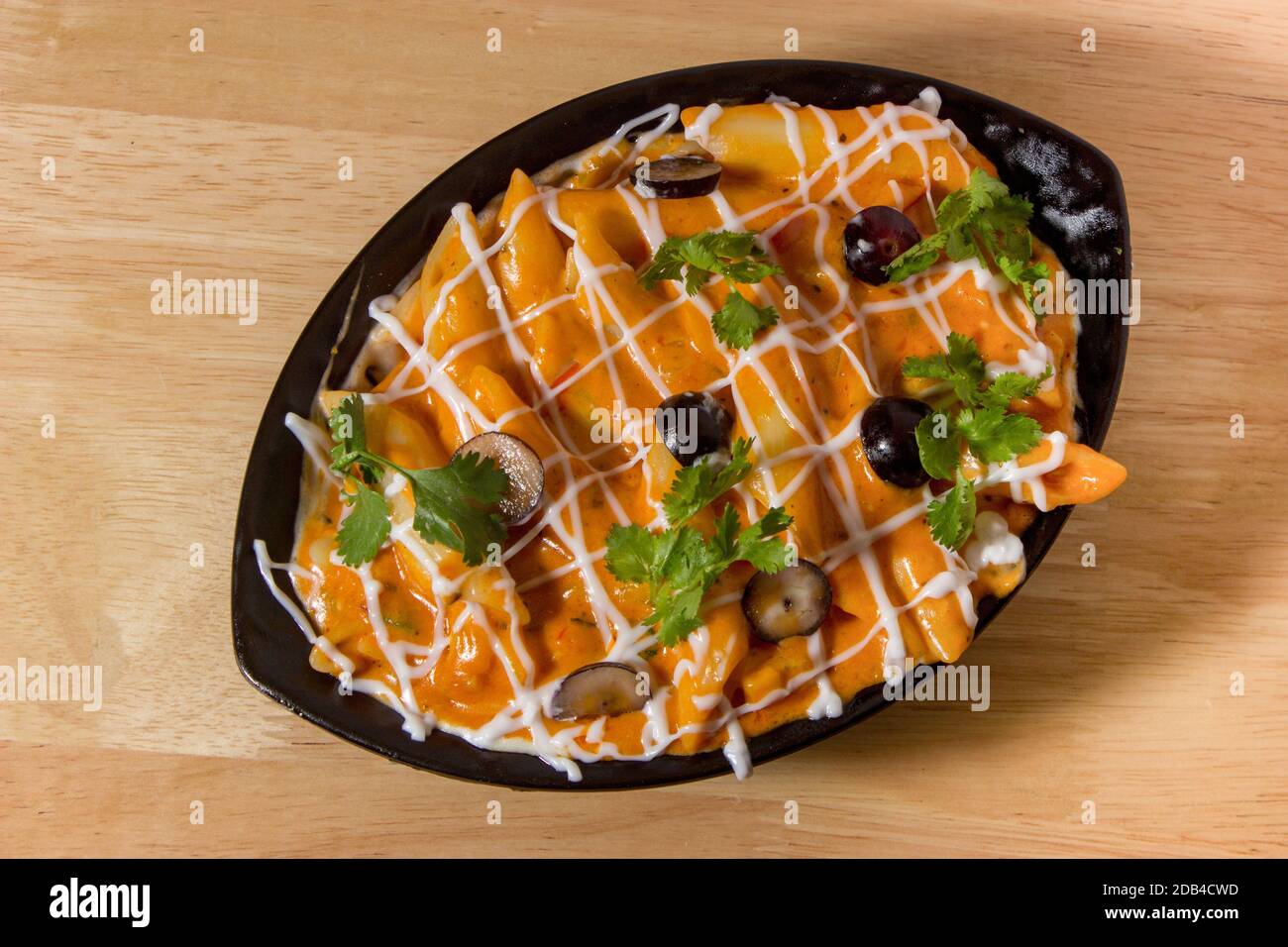 Red Suace Pasta / Tomato Sauce Pasta/ Arrabiata Pasta Stock Photo - Alamy