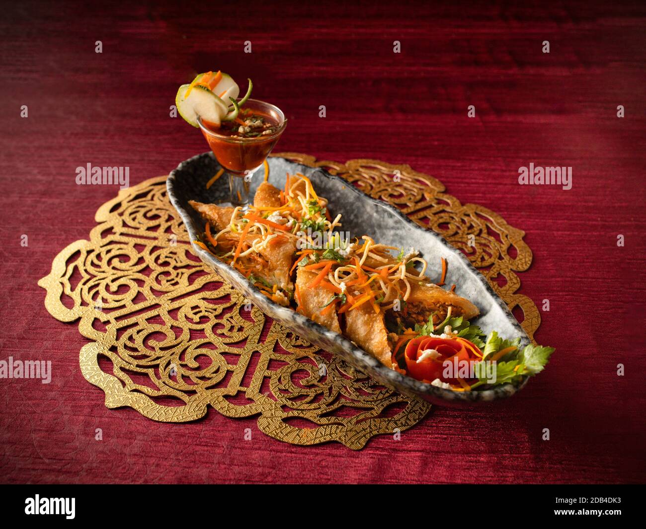 Homemade spring rolls egg hi-res stock photography and images - Alamy