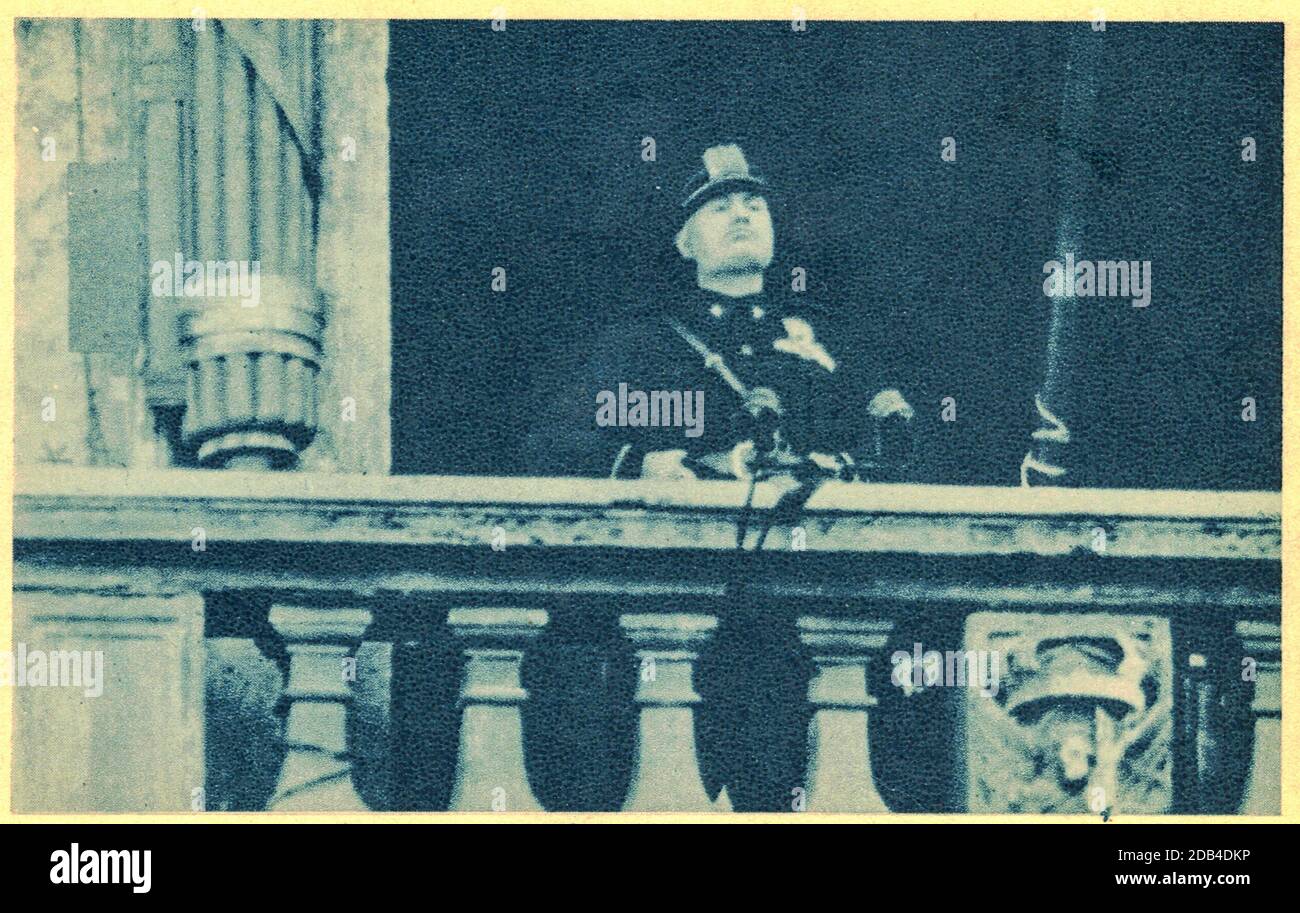 Mussolini Balcony Speech