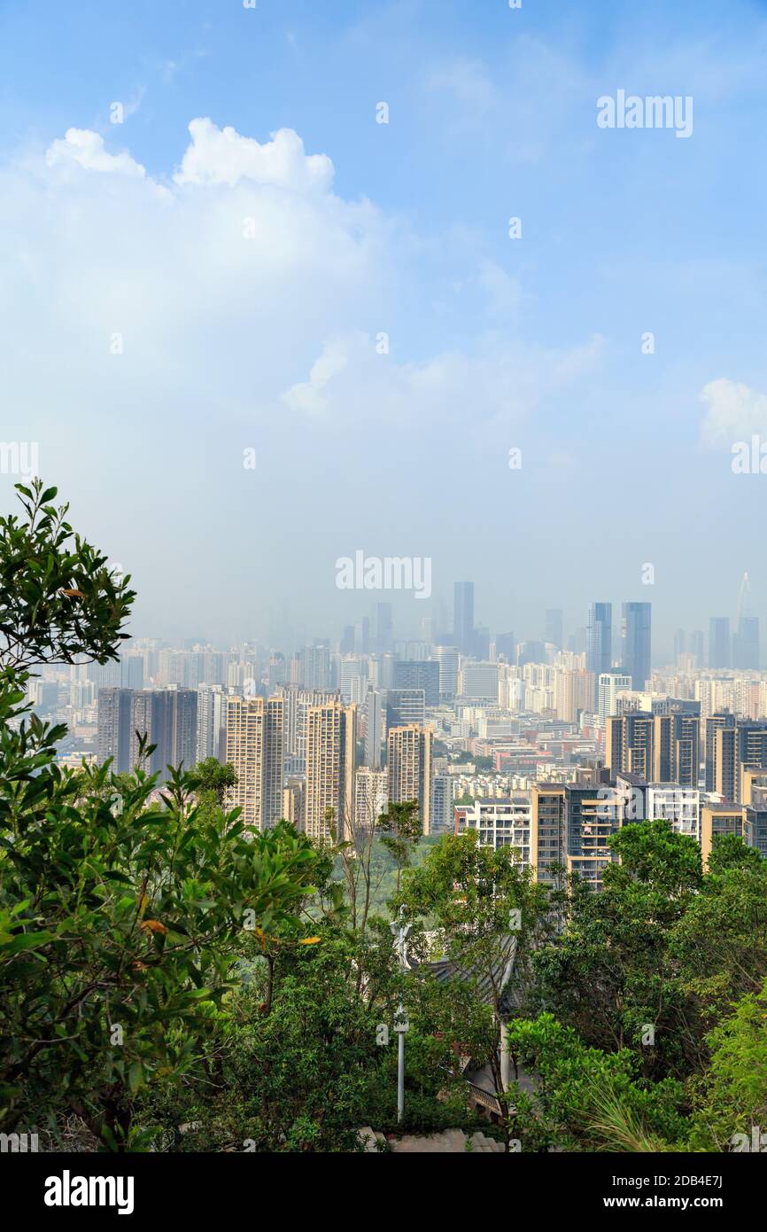 Shenzhen china city aerial view hi-res stock photography and images - Alamy