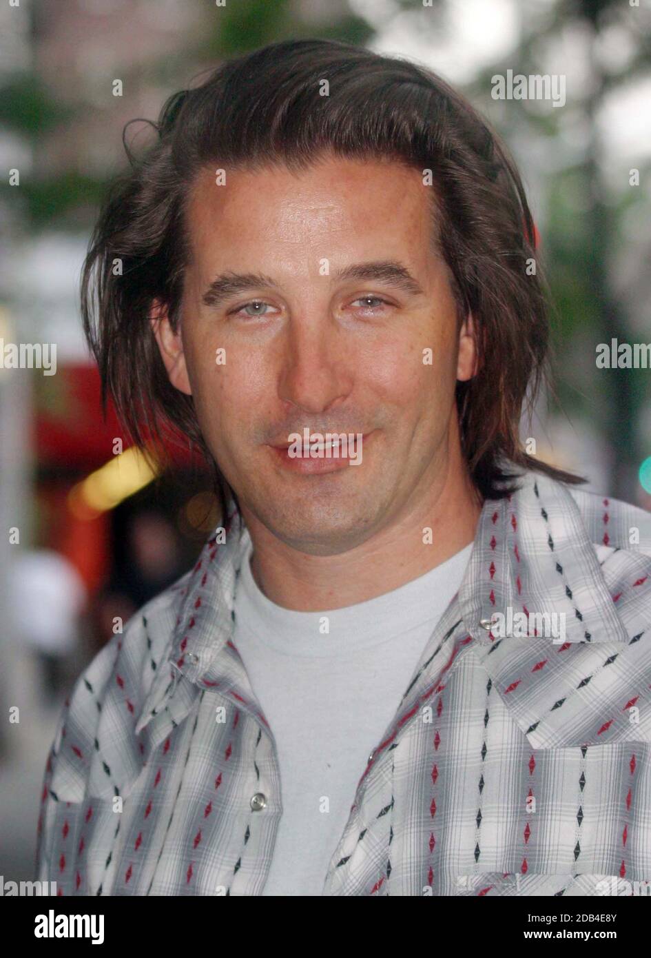 New York City 7-19-2004Billy Baldwin poses for a photo during filming ...