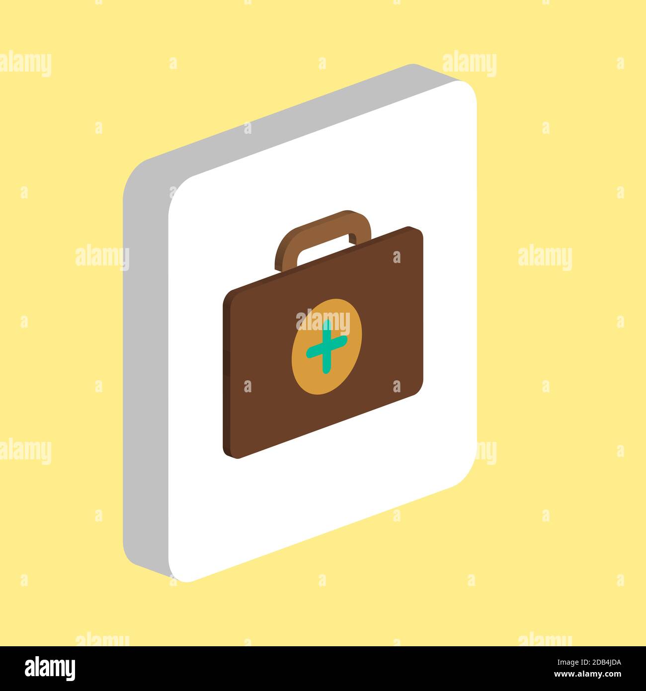 first aid kit Simple vector icon. Illustration symbol design template ...