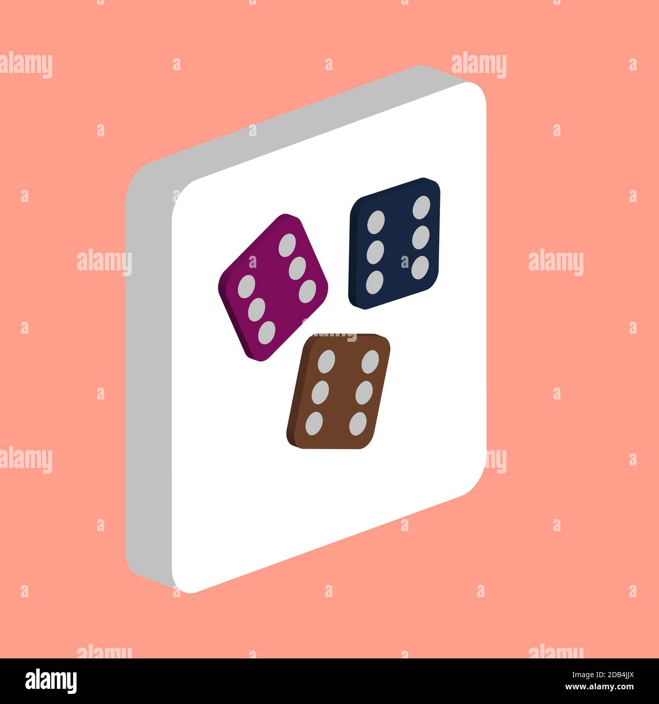 Lucky Simple vector icon. Illustration symbol design template for web ...
