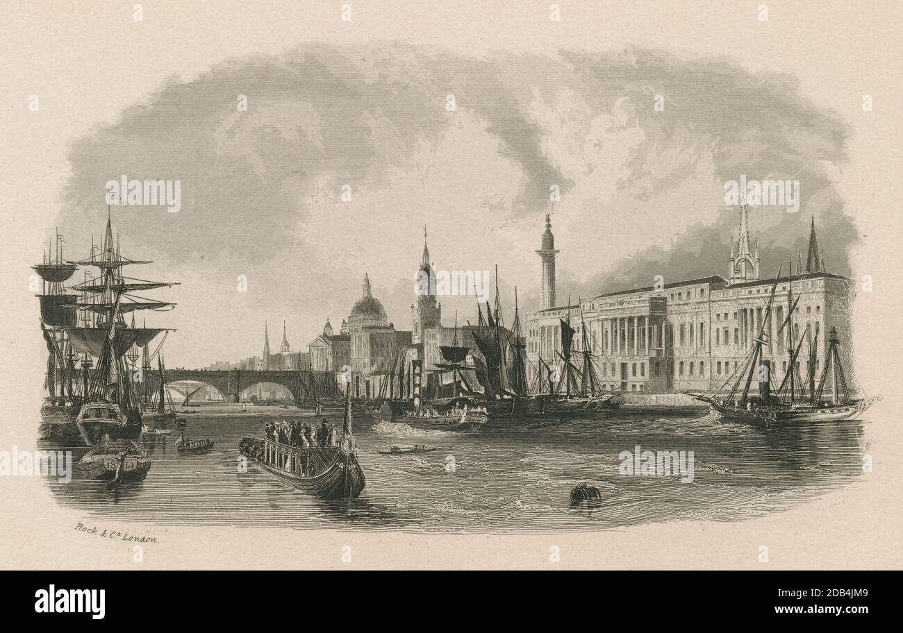 London Docks 19th Century High Resolution Stock Photography and Images ...