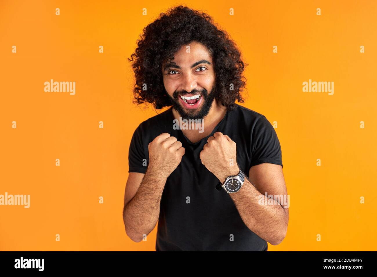 Boxer pose smiling hi-res stock photography and images - Alamy