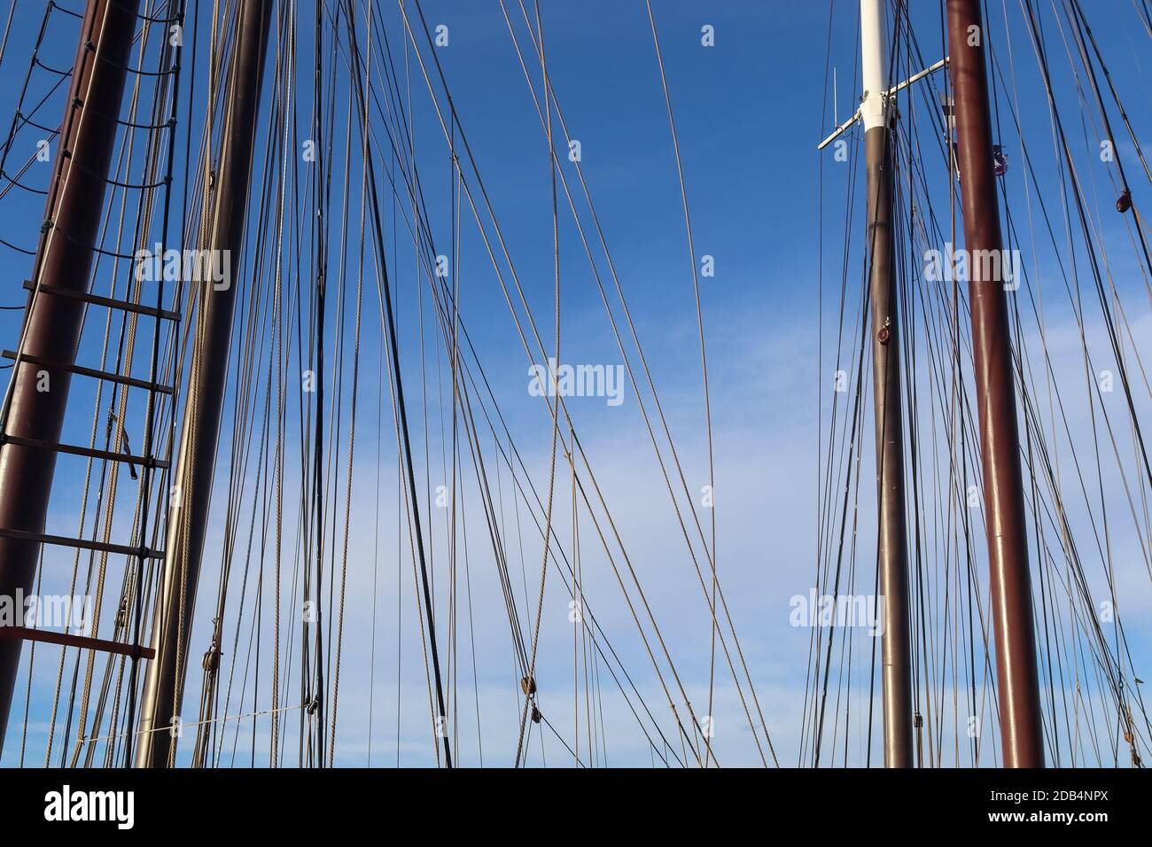 A closeup shot of details of outdoor exterior of a ship Stock Photo - Alamy