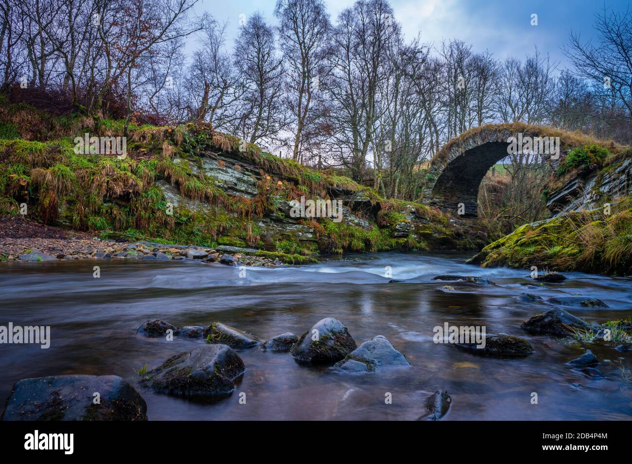Old Glenlivet Packhorse Bridge, Scotland Stock Photo - Alamy