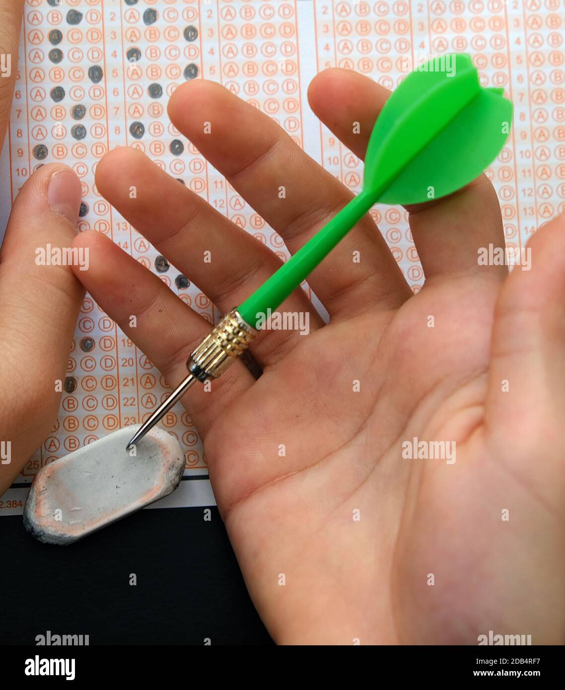 marking optical paper, marked question options and optical exam paper ...