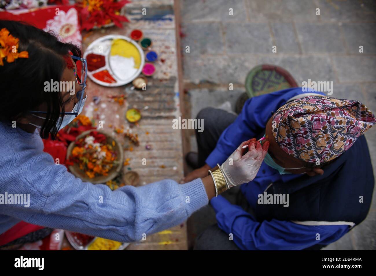 Bhai tika hi-res stock photography and images - Alamy