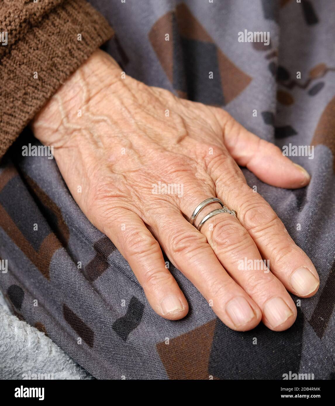 poor old man waiting for death Stock Photo - Alamy