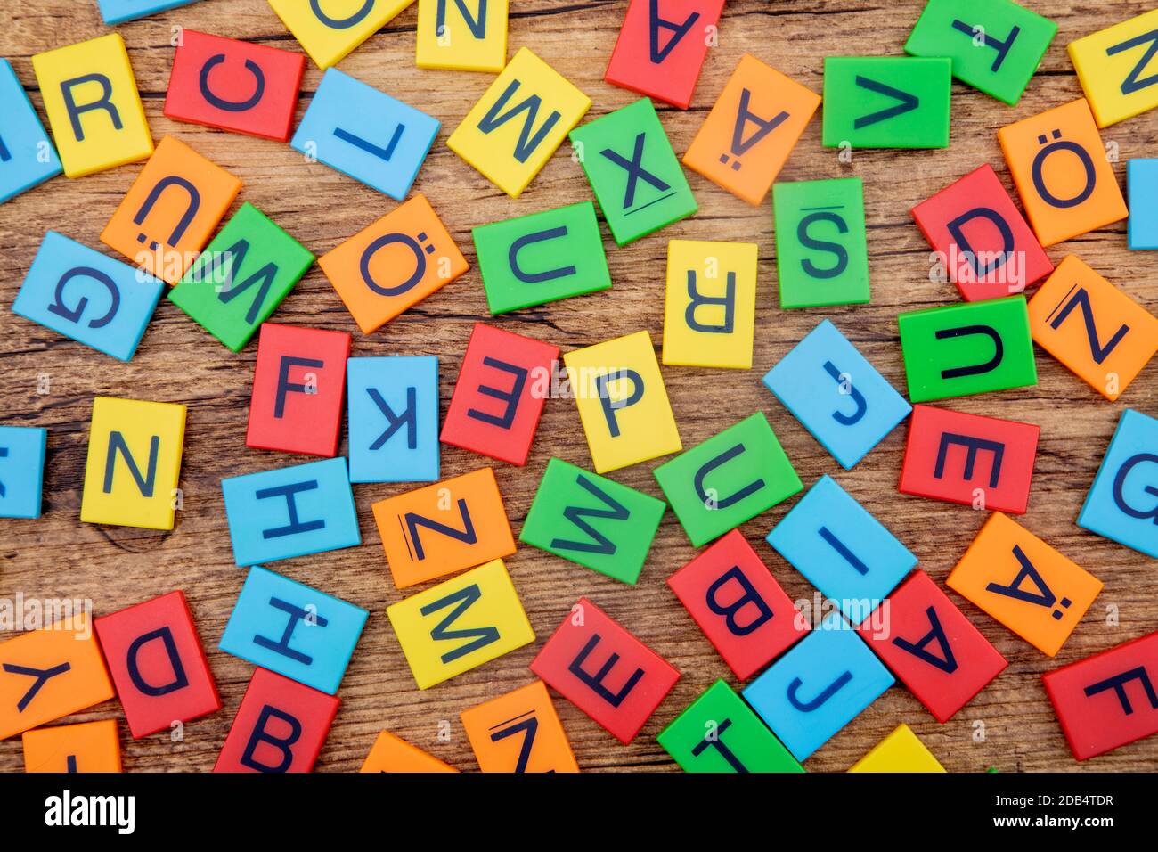 Colorful plastic alphabets hi-res stock photography and images - Alamy