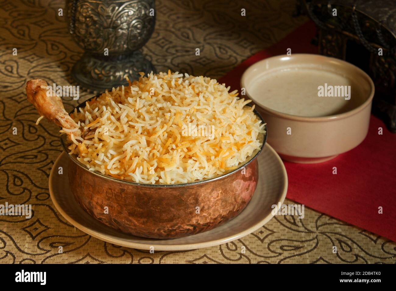 Hyderabadi chicken biryani dum biryani hi-res stock photography and ...