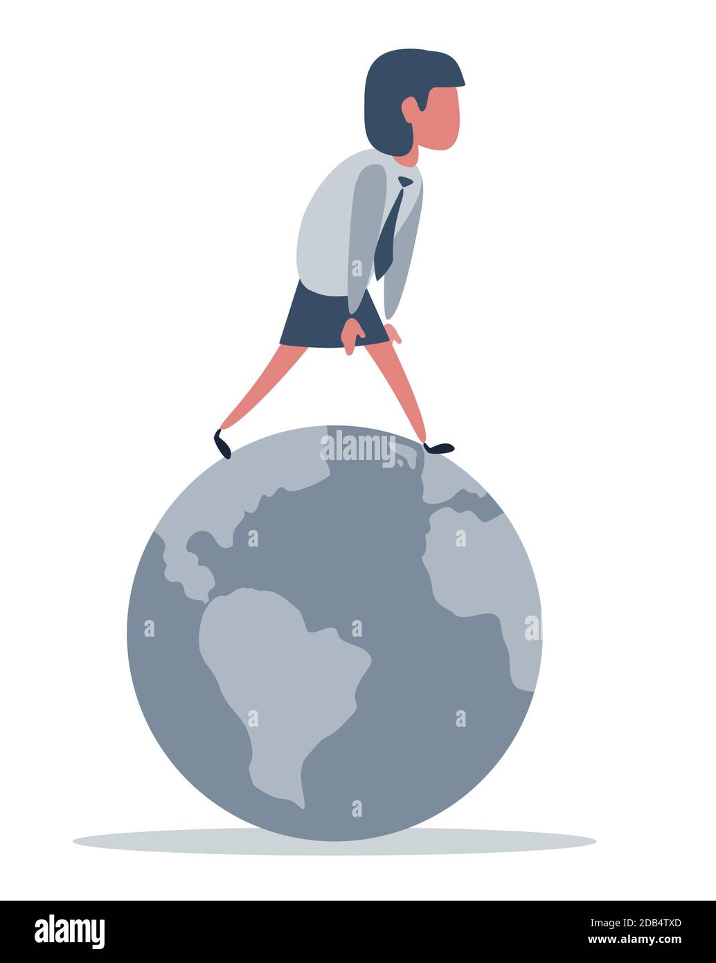 Woman walk around work hi-res stock photography and images - Alamy