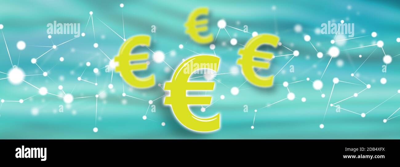Illustration of an euro concept Stock Photo - Alamy
