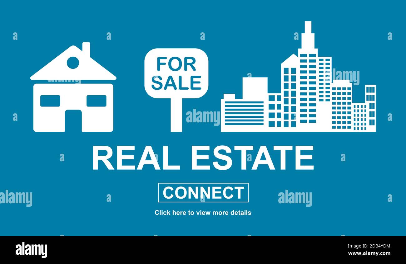 Illustration of a real estate concept Stock Photo - Alamy