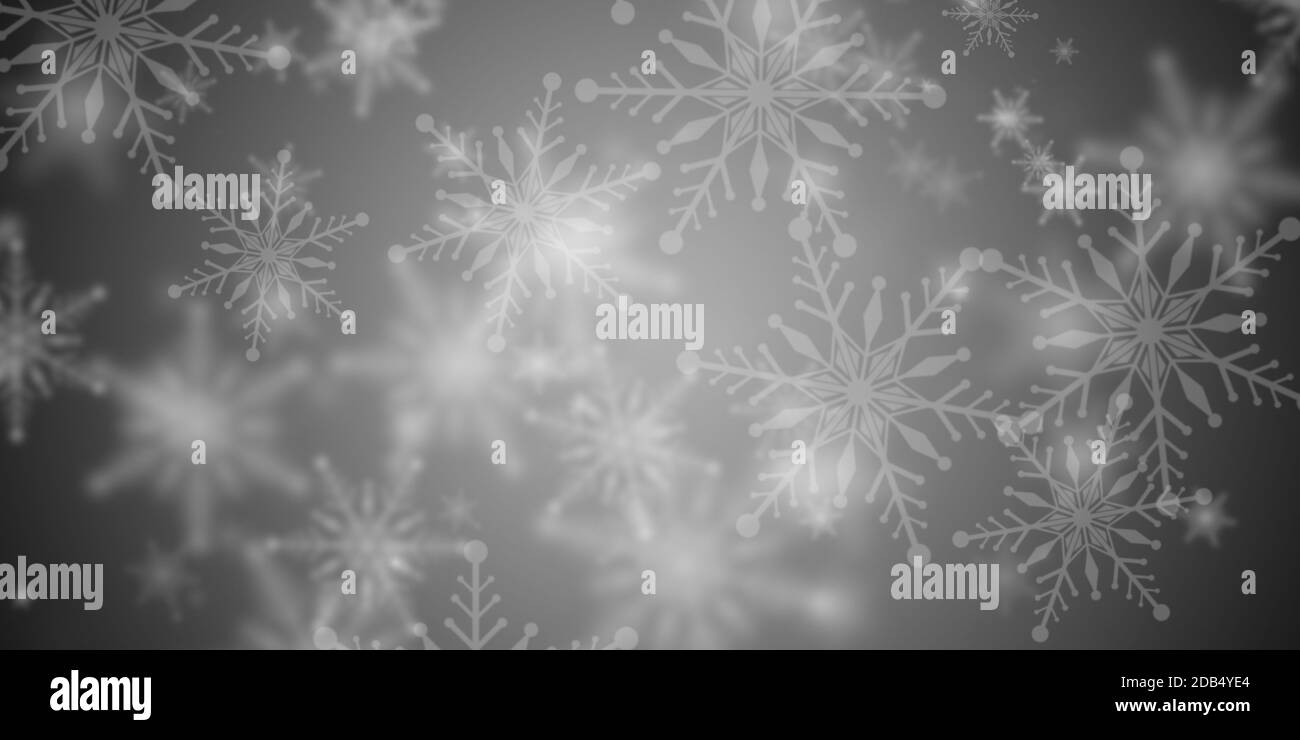 Snowflakes falling over christmas hi-res stock photography and images ...