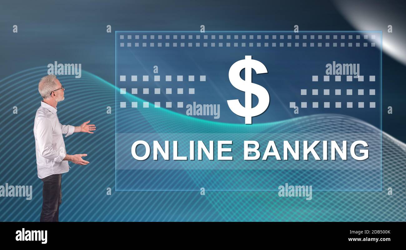 Mobile banking presentation board hi-res stock photography and images ...