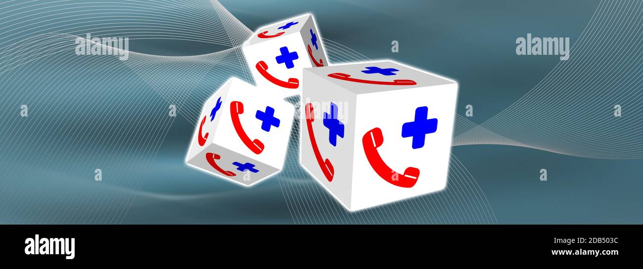 Illustration of a hotline concept Stock Photo - Alamy