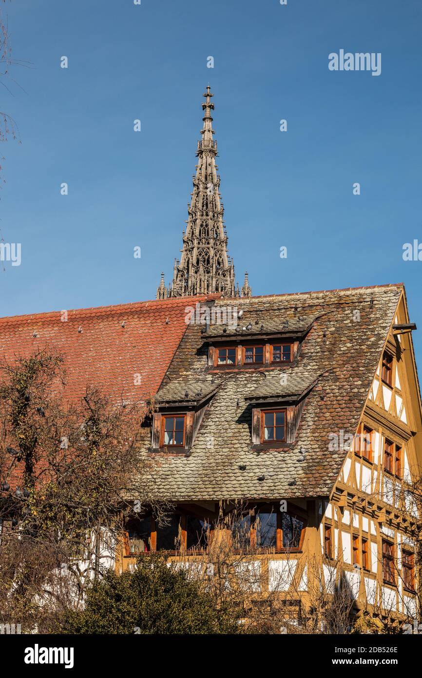 Old historical building in the old section of the town Stock Photo - Alamy