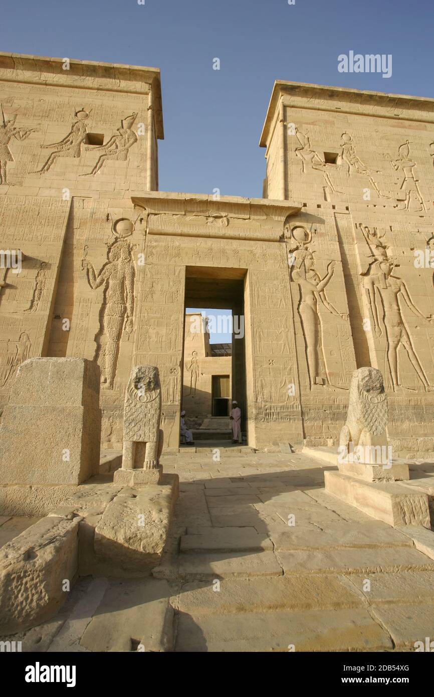 PHILAE TEMPLE , EGYPT Stock Photo - Alamy