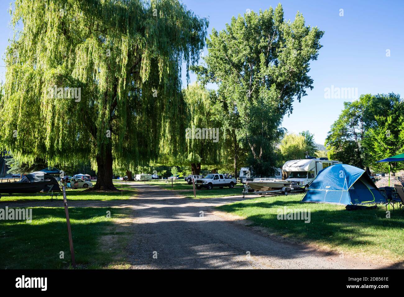 WA18111-00...WASHINGTON - Conconully State Park Campground in the town ...