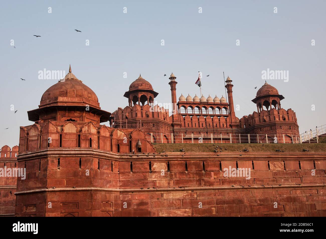 Delhi, historical places, architecture, Qutb Minar, Red Fort Stock ...