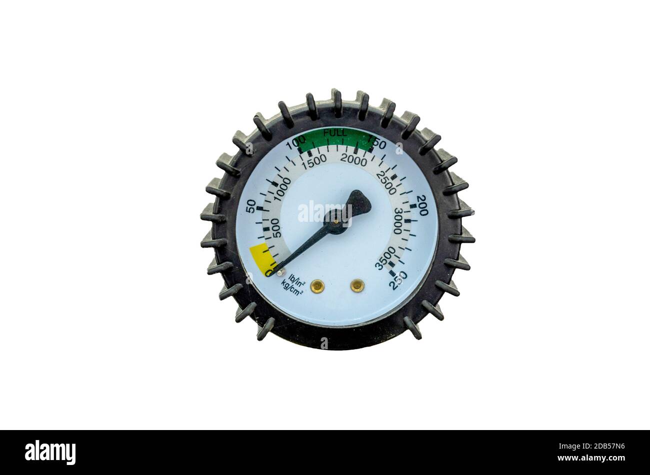 Meter Gauge isolated on the white background Stock Photo - Alamy