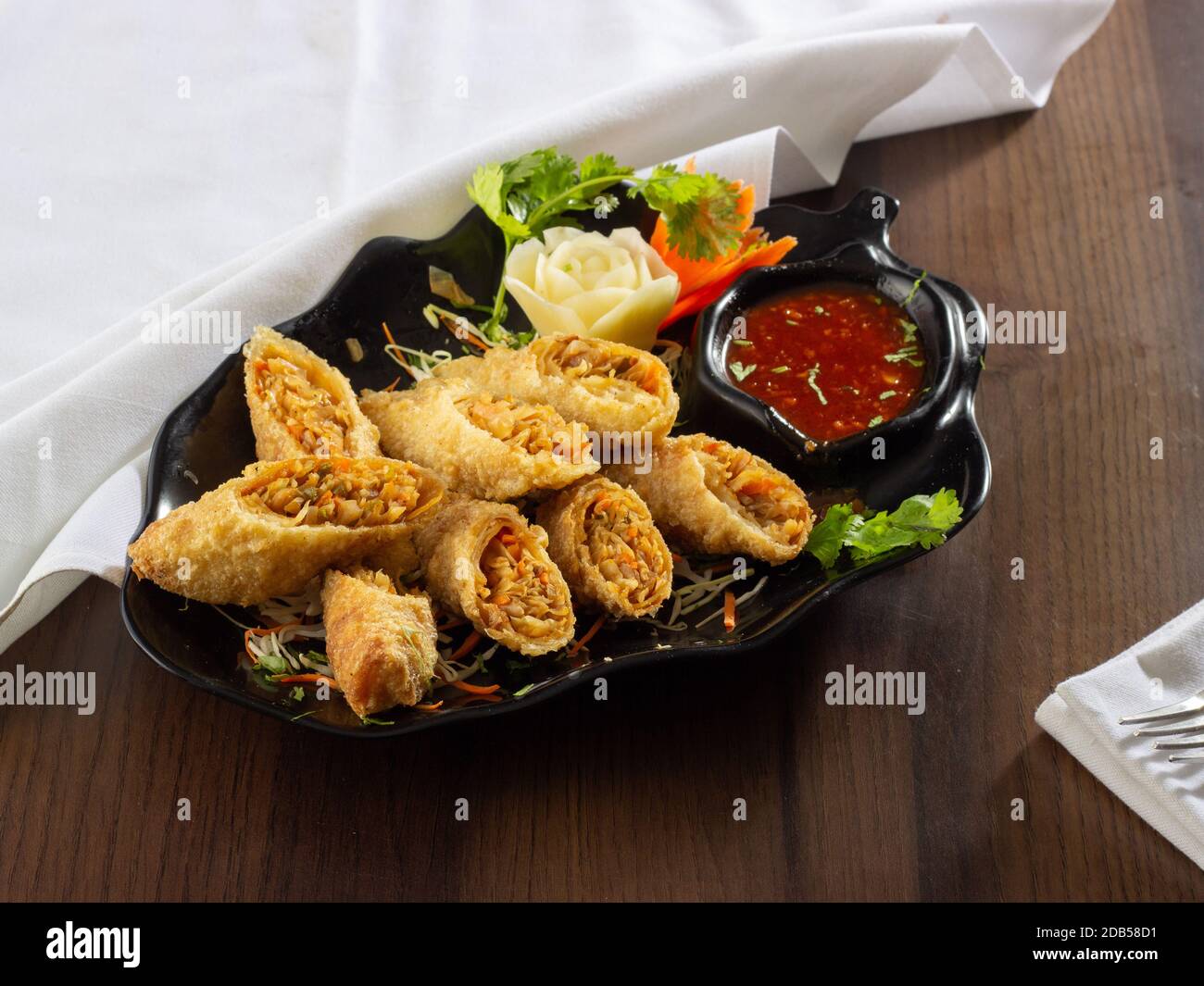 Chinese Spring rolls Stock Photo - Alamy