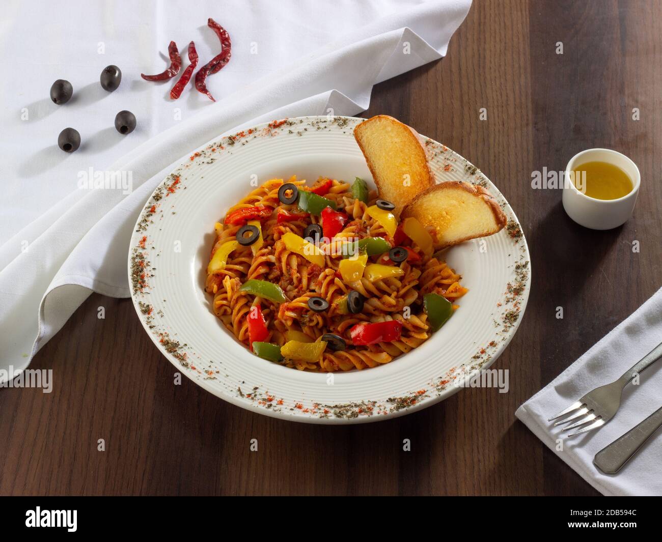 Red Suace Pasta / Tomato Sauce Pasta/ Arrabiata Pasta Stock Photo - Alamy