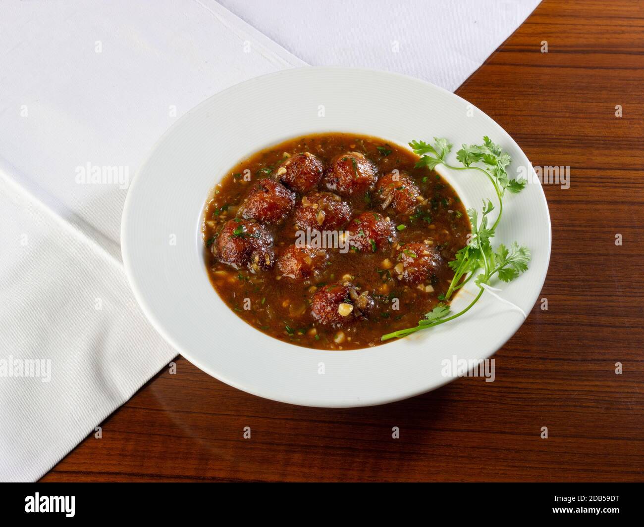 Veg manchurian dry recipe hi-res stock photography and images - Alamy