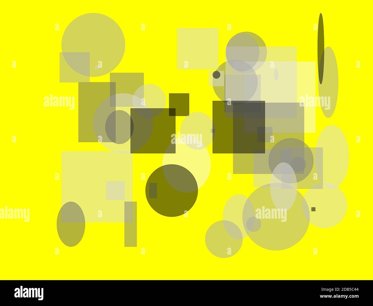 Abstract minimalist grey illustration with circle and ellipses squares ...