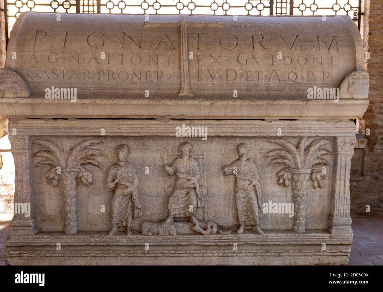 Ravenna, Italy - Sept 11, 2019: The monumental tomb of the most famous ...