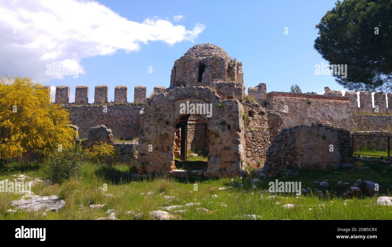 Antalya Castle Turkey Stock Photo - Alamy
