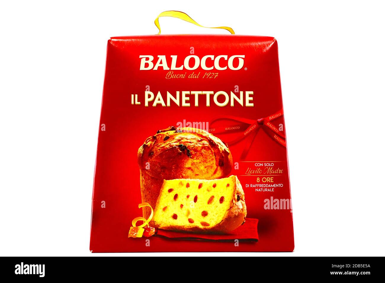 Traditional Italian Christmas Cake Panettone with candied fruits ...