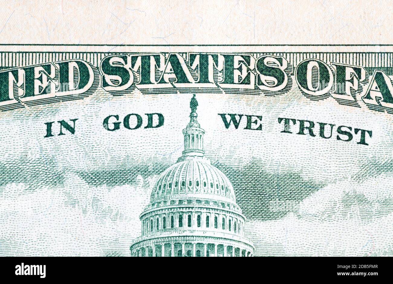 fifty american dollar paper note details, close-up of real american ...