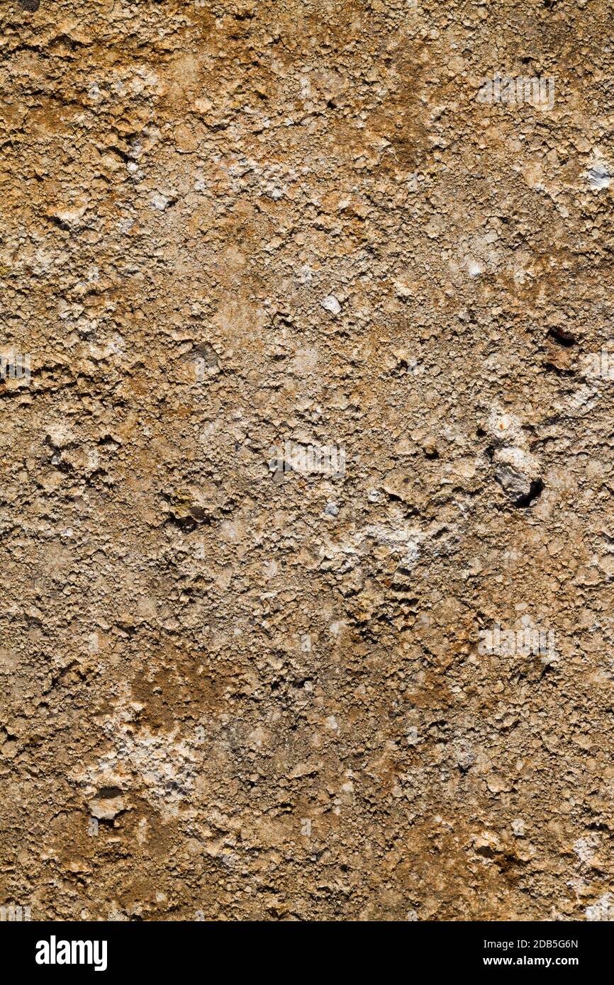 structure of large real stone having uneven rough structure, close-up ...
