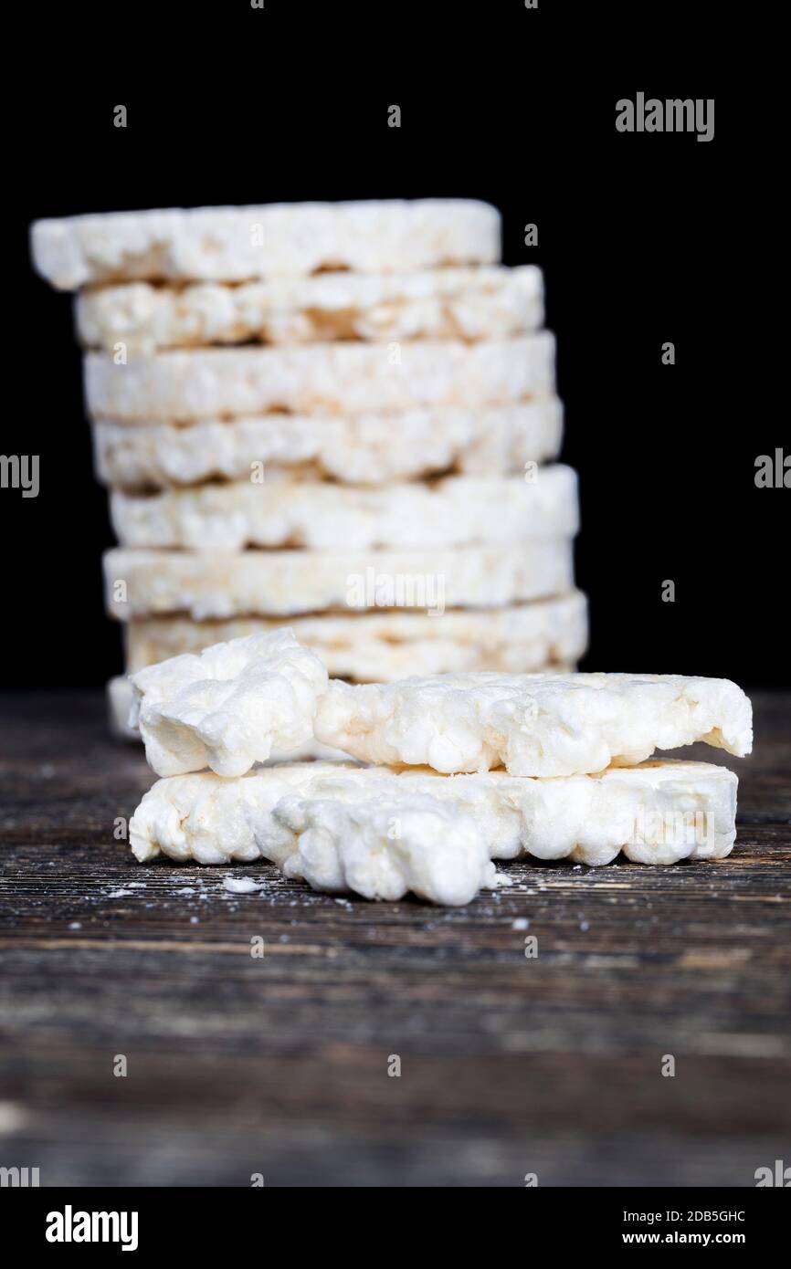 stacked together made from processed rice delicious natural rice loaves ...