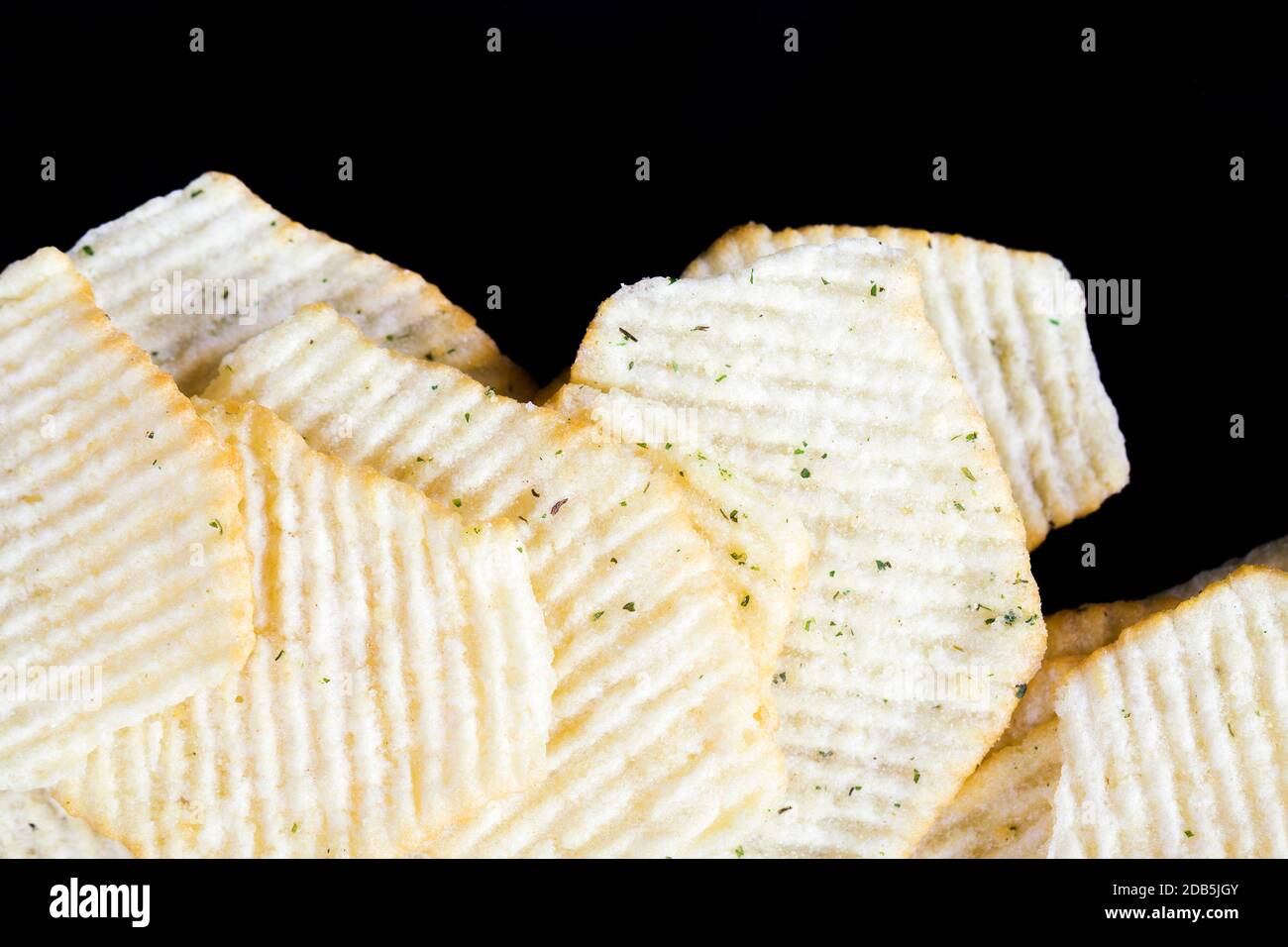 chips from real potatoes in spices and flavorings to improve the taste ...