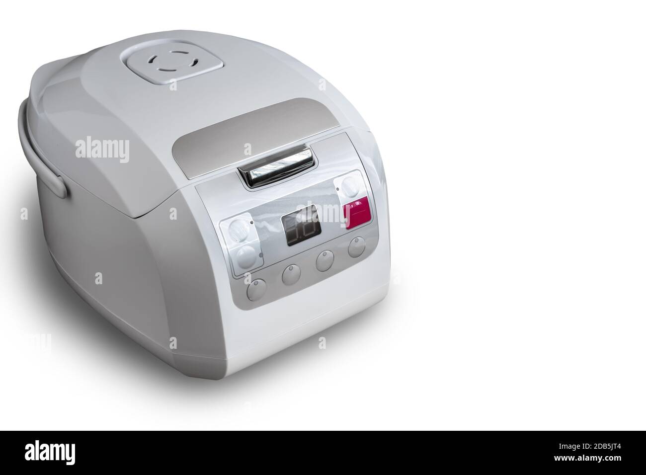 Home appliances: modern electric multi-cooker on a white background ...