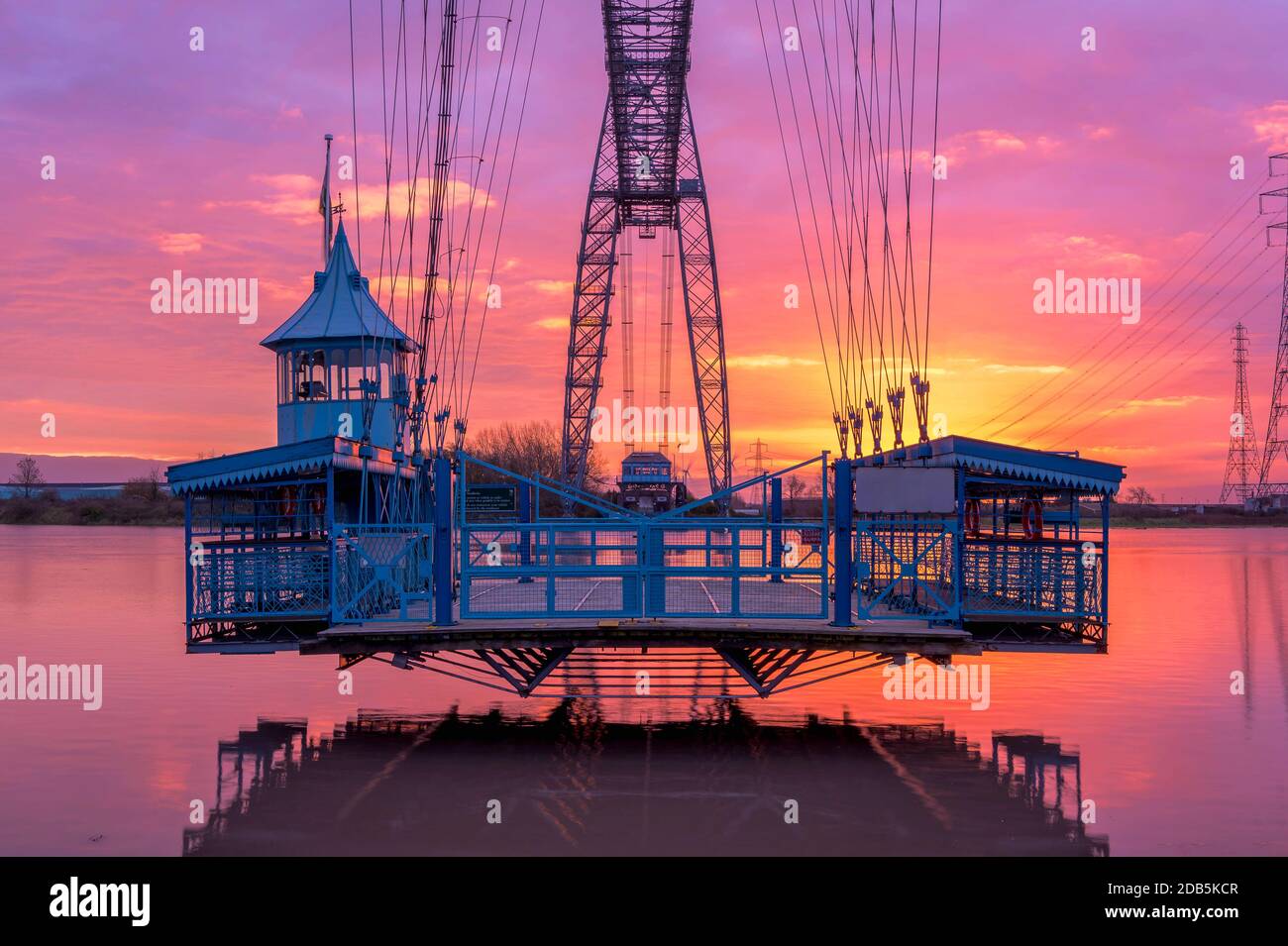 Newport Transporter Bridge Stock Photo - Alamy