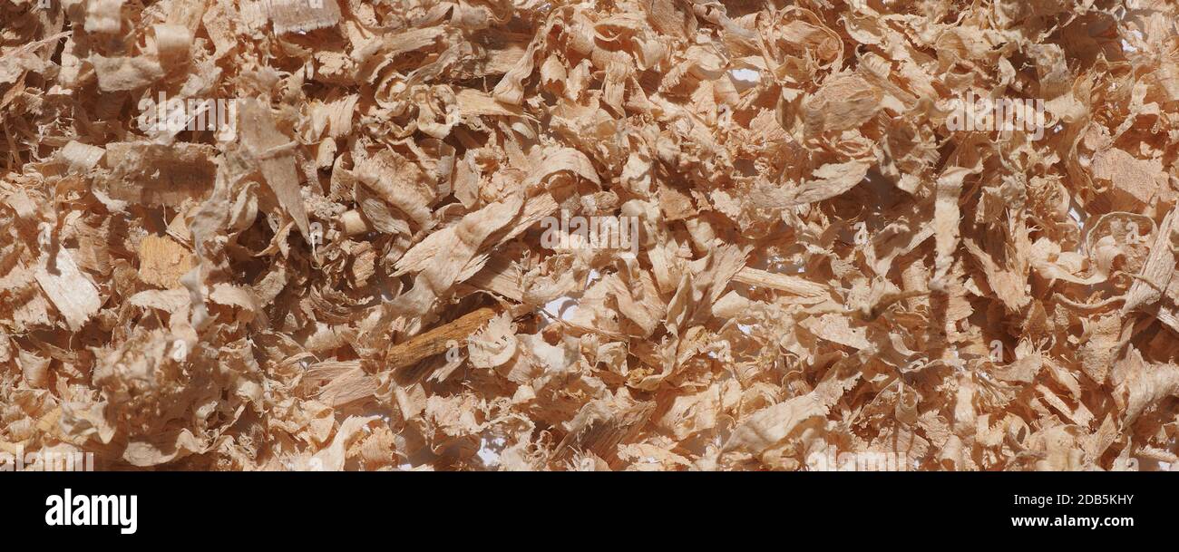 Sawdust wood dust byproduct or waste product of woodworking operations ...