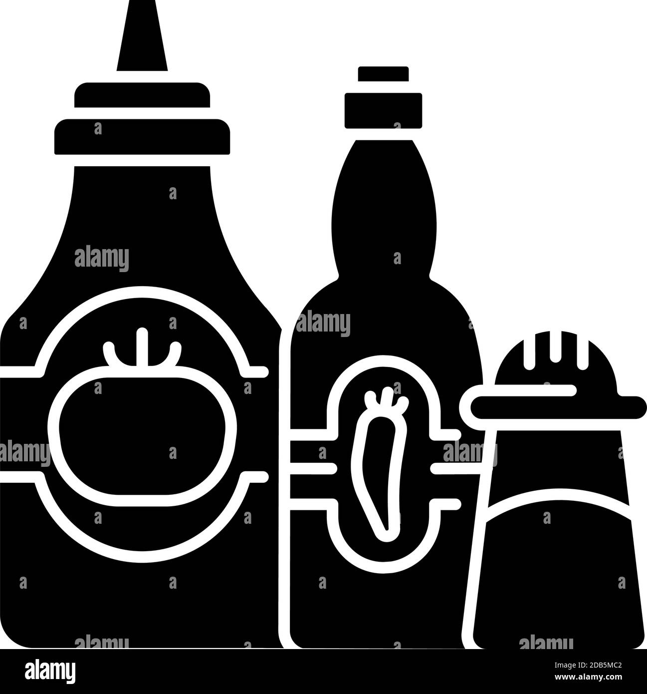 Barbecue condiment Black and White Stock Photos & Images - Alamy