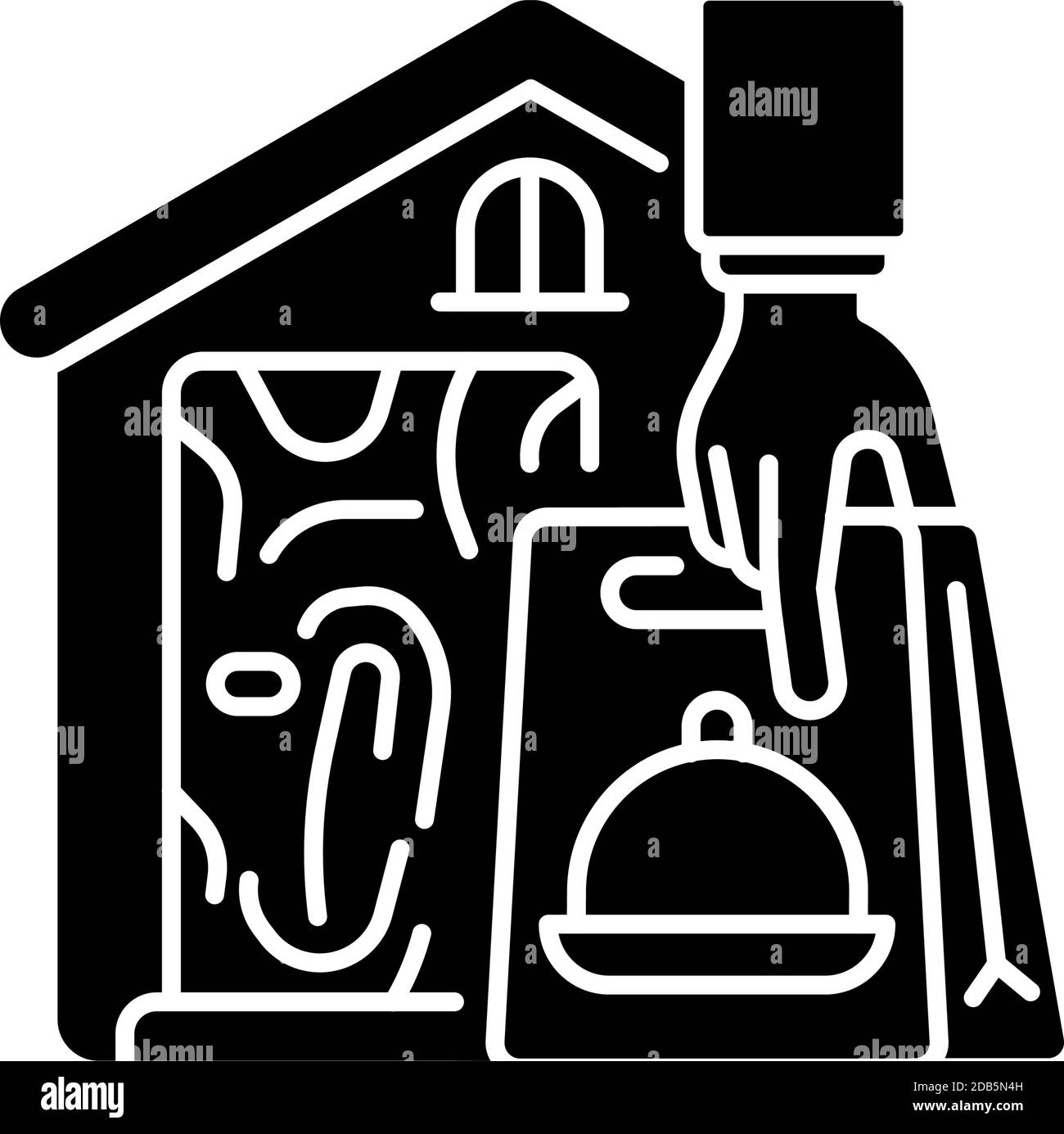 Food takeaway home delivery Black and White Stock Photos & Images - Alamy