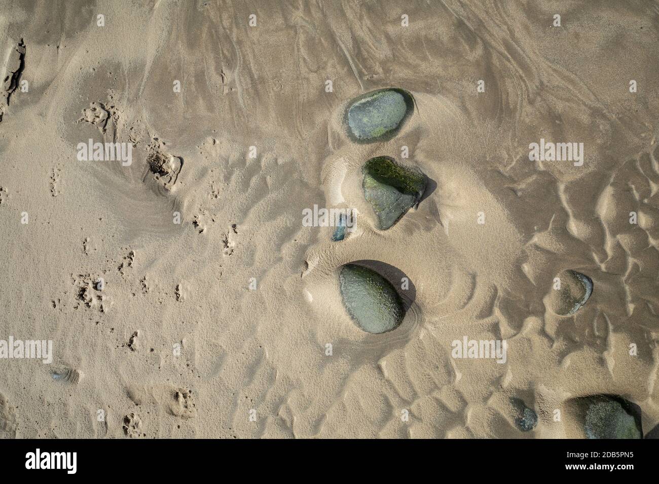 Top down detailed shoot of coastal rocks and sand Stock Photo - Alamy