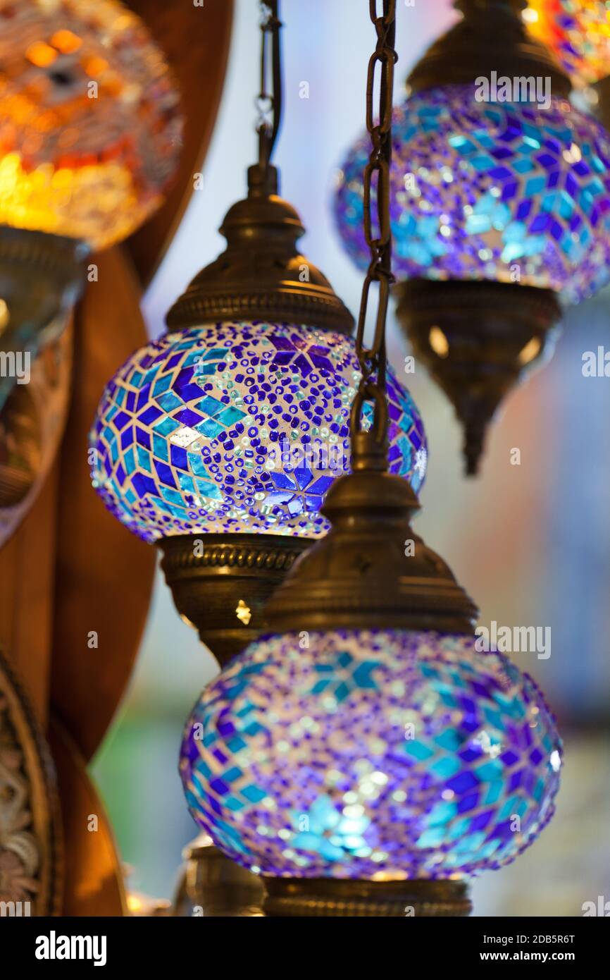 Traditional Vintage Turkish Lamp Stock Photo - Alamy