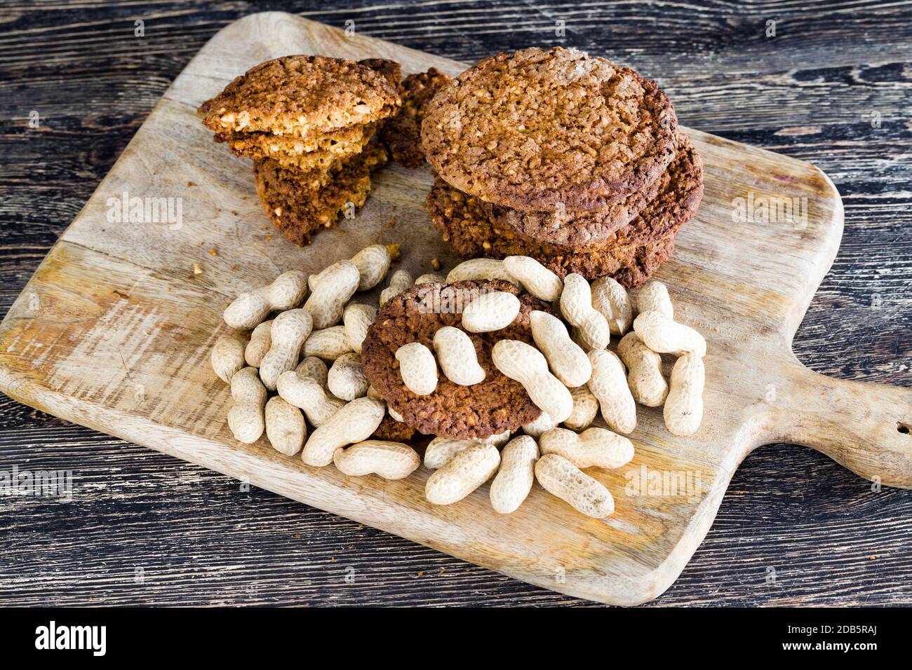 delicious homemade pastries, oatmeal cookies made from natural ...