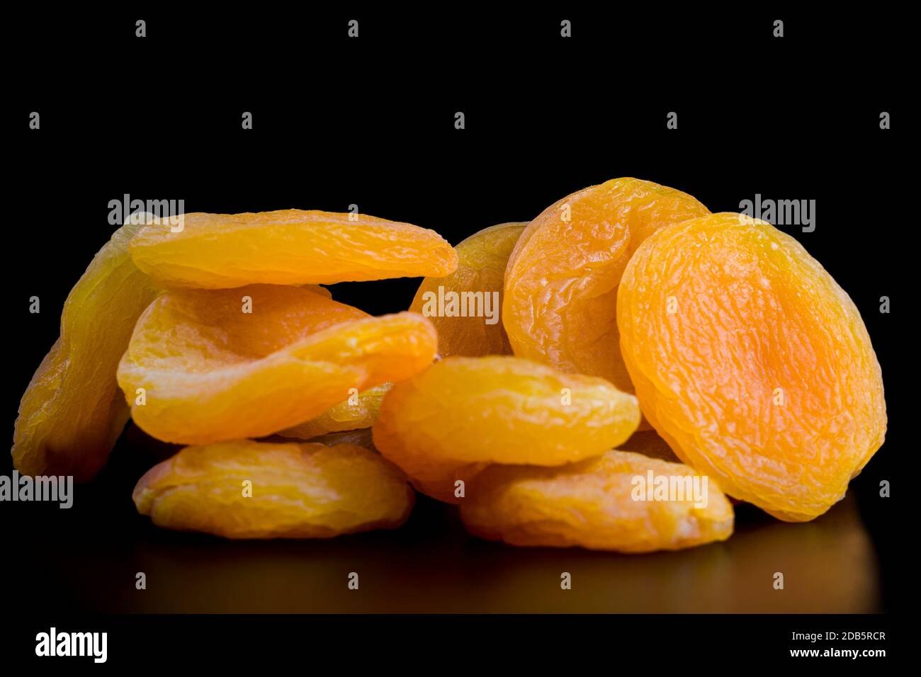 beautiful dried apricots using chemical reagents to enhance the color ...