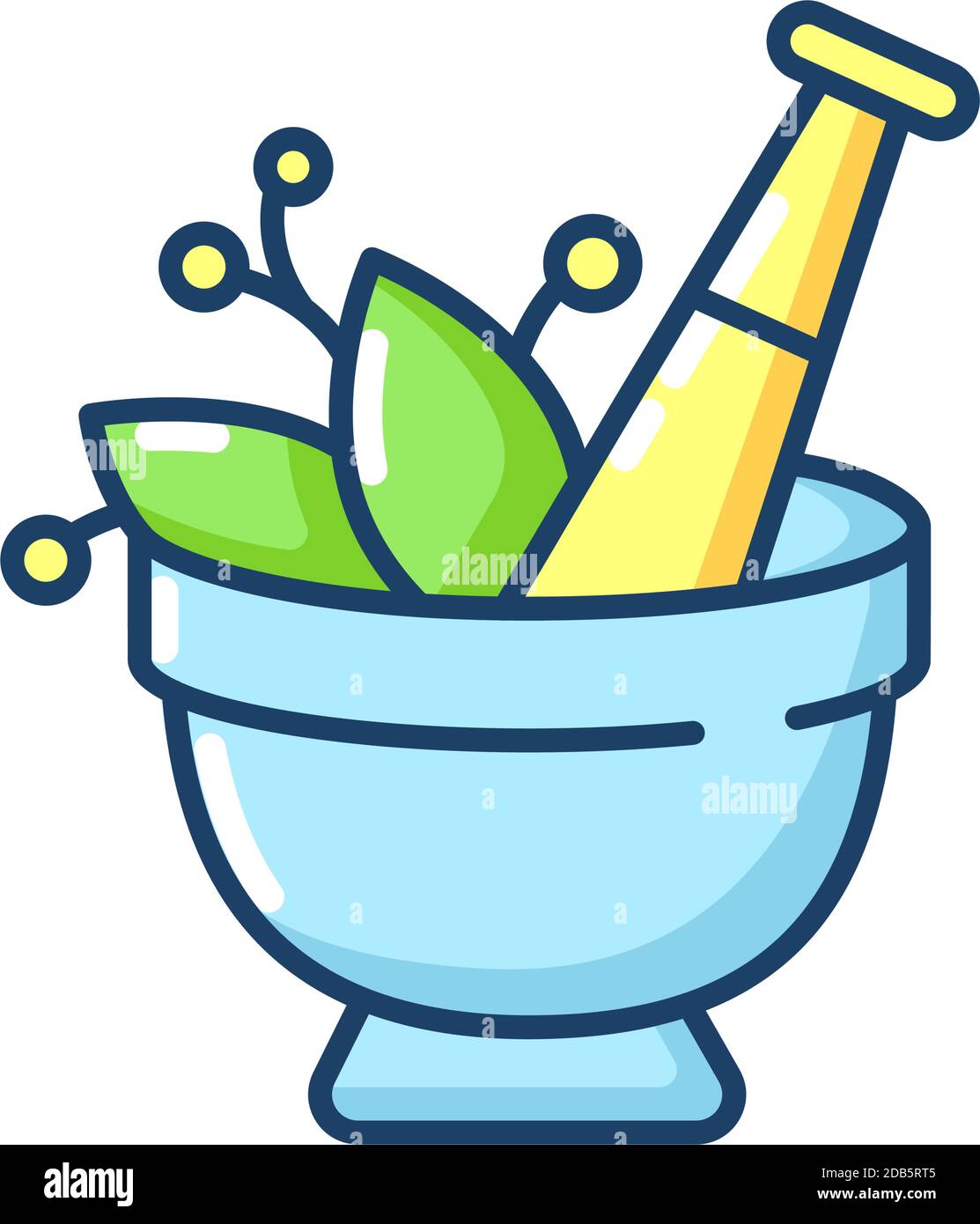 Mortar and pestle RGB color icon Stock Vector Image & Art - Alamy