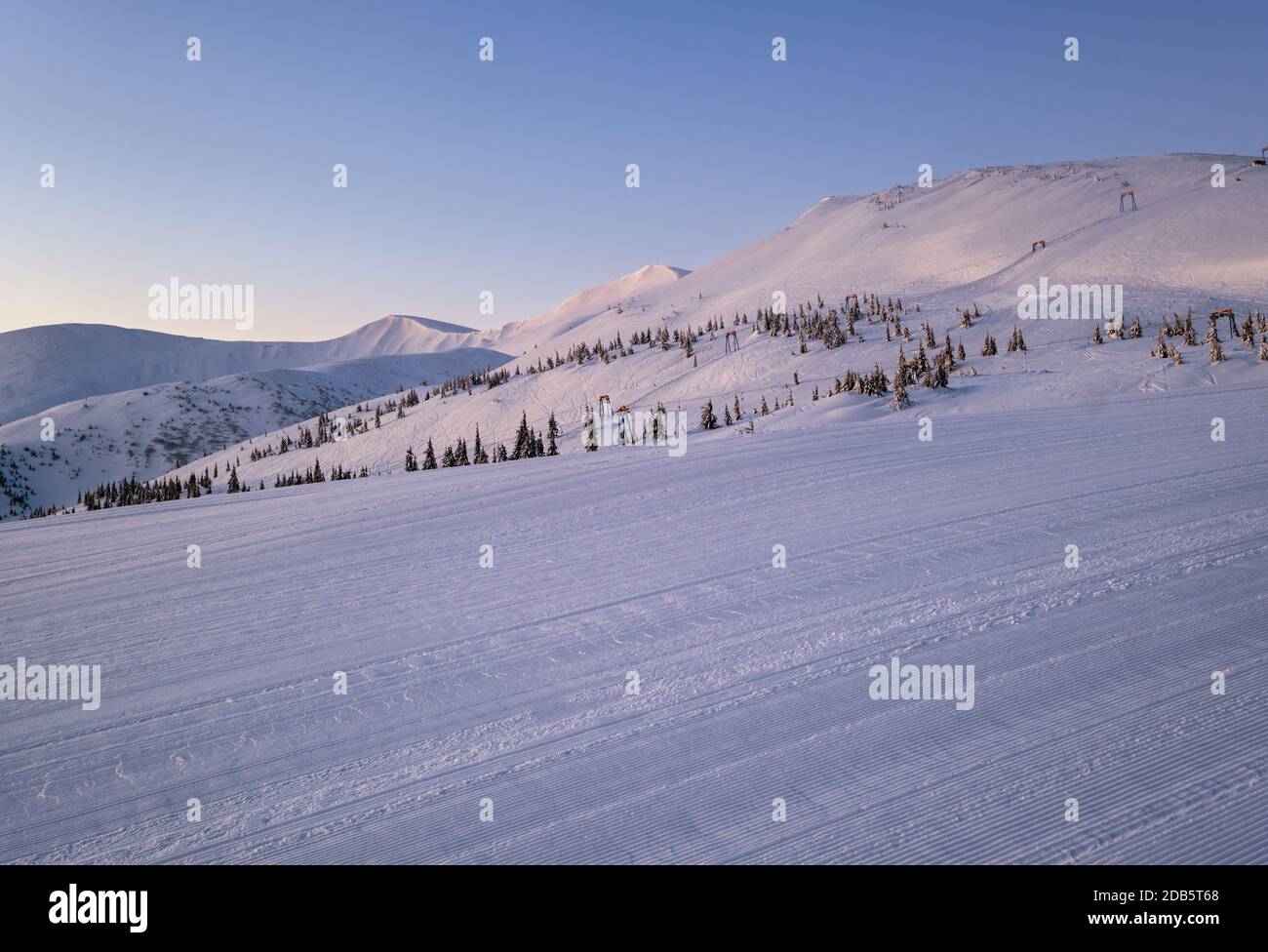 Pre season ski slope hi-res stock photography and images - Alamy