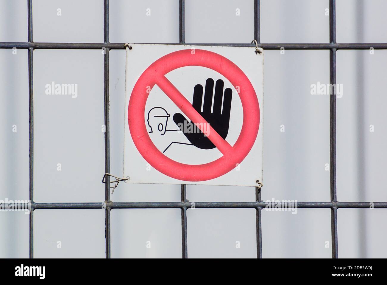 entry prohibited sign, do not enter, keep out, entrance forbidden Stock ...